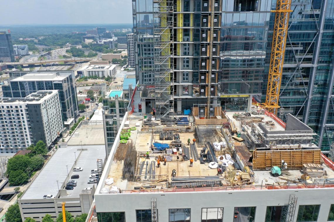 Crane Watch: Bird's-eye view of Atlanta's tallest new tower since 1992 | Urbanize Atlanta